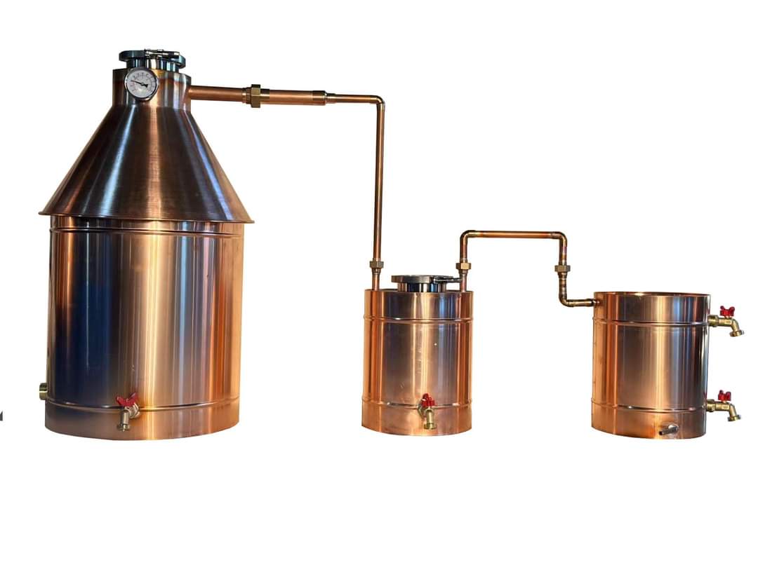 5 Gallon Pre-Assembled Copper Moonshine Still for Hobby Distillers ...