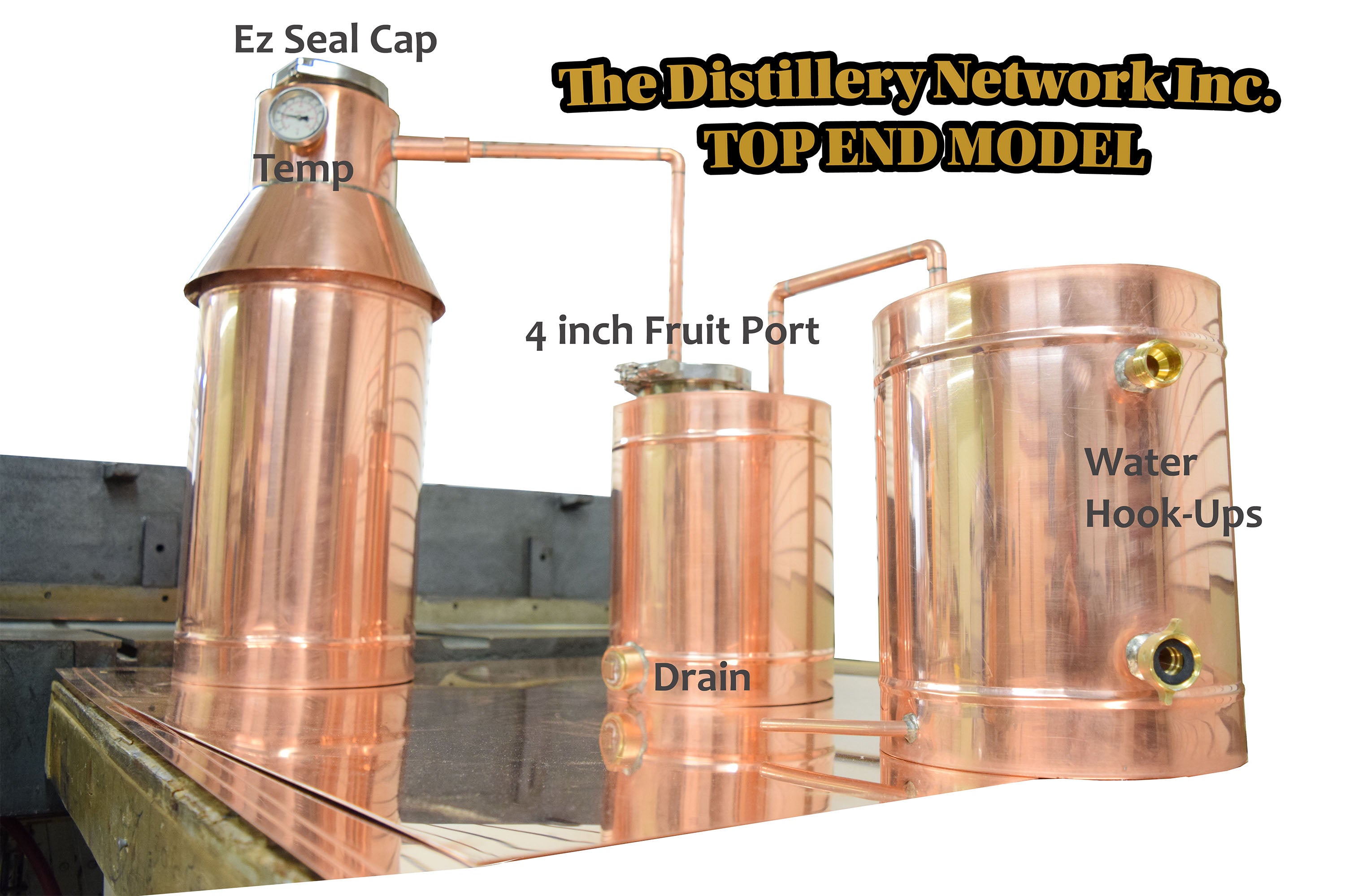 Copper Still for Sale from the American Copper Works – Hobby Distillers ...